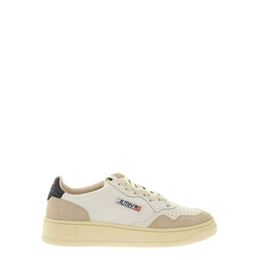 Autry Low-Top Sneaker - Medalist Low - Leather And Suede Sneakers - Gr. 41 (EU) - in Wei&szlig; - f&uuml;r Damen