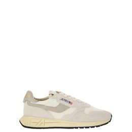 Autry Low-Top Sneaker - Reelwind - Suede And Technical Textile Trainer - Gr. 44 (EU) - in Beige - f&uuml;r Damen
