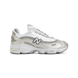 New Balance Low-Top Sneaker - Layered Design Sneakers With Cushioned Sole And Lo - Gr. 9 - in Silber - f&uuml;r Damen