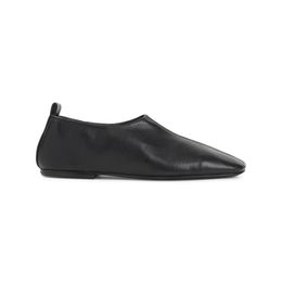 Dries Van Noten Soft Black Leather Loafers With Squared Toe - Gr. 37 (EU) - in Schwarz