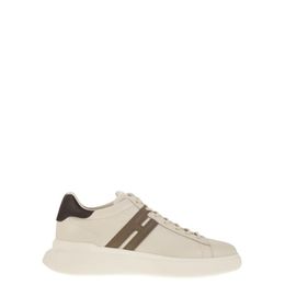 Hogan Low-Top Sneaker - H580 - Leather Trainers - Gr. 9_5 - in Beige - f&uuml;r Damen