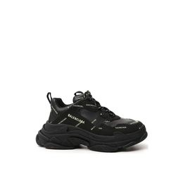 Balenciaga Low-Top Sneaker - Chunky Black Sneakers With Logo Detail And Robust - Gr. 40 (EU) - in Schwarz - f&uuml;r Damen