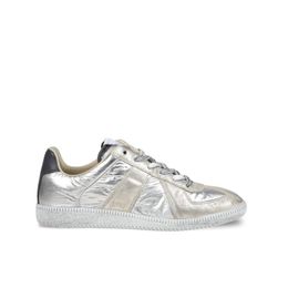 Maison Martin Margiela Maison Margiela Low-Top Sneaker - Replica Metallic Sneakers - Gr. 41 (EU) - in Silber - f&uuml;r Damen