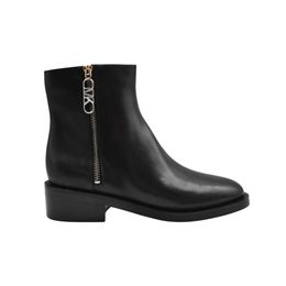 Michael Kors Stiefel - Black Laced Boots With Iconic Branding - Gr. 6 - in Schwarz - f&uuml;r Damen