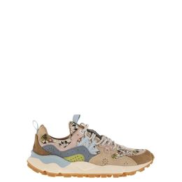 Flower Mountain Low-Top Sneaker - Yamano 3 - Sneakers In Suede And Technical Fabric - Gr. 40 (EU) - in Rosa - f&uuml;r Damen