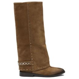 Strategia Stiefel - Brown Ankle Boots With Slouchy Shaft - Gr. 36 (EU) - in Braun - f&uuml;r Damen