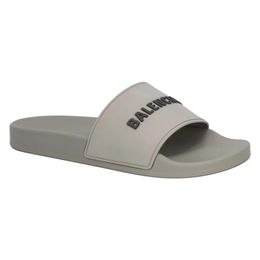 Balenciaga Sandalen - 3D Logo Rubber Pool Slide Sandal - Gr. 41 (EU) - in Grau - f&uuml;r Damen