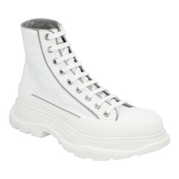 Alexander McQueen Stiefel - Tread Slick Boots 'White Grey' - Gr. 42 (EU) - in Wei&szlig; - f&uuml;r Damen