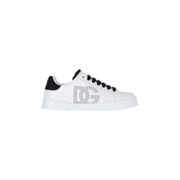Dolce & Gabbana Dolce&Gabbana Low-Top Sneaker - "Portofino" Sneakers &ndash; White - Gr. 39 (EU) - in Wei&szlig; - f&uuml;r Damen