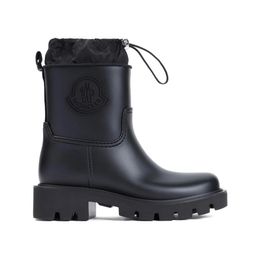 Moncler Stiefel - Kickstream Black Pvc Boots - Gr. 40 (EU) - in Schwarz - f&uuml;r Damen
