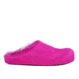 Marni Slipper & Pantoletten - Colorful Calf Hair Slip-On Shoes - Gr. 39 (EU) - in Rosa - f&uuml;r Damen