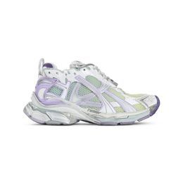 Balenciaga Low-Top Sneaker - Multicolour Leather Sneakers With Dynamic Texture - Gr. 39 (EU) - in Bunt - f&uuml;r Damen