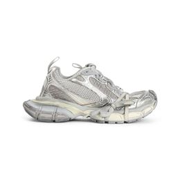 Balenciaga Low-Top Sneaker - Chunky Sole Sneakers With Textured Accents - Gr. 36 (EU) - in Grau - f&uuml;r Damen
