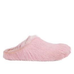 Marni Slipper & Pantoletten - Colorful Calf Hair Slip-On Shoes - Gr. 39 (EU) - in Rosa - f&uuml;r Damen