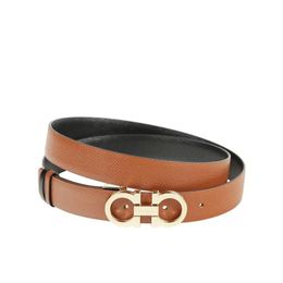 Salvatore Ferragamo G&uuml;rtel - 25Mm Classic Women's Belt - Gr. 100 - in Braun - f&uuml;r Damen