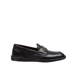 Dolce & Gabbana Dolce&Gabbana Loafer - Black Soft Leather Loafers - Gr. 41,5 (EU) - in Schwarz - f&uuml;r Damen
