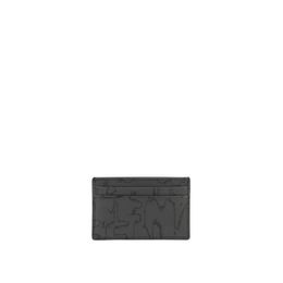 Alexander McQueen Portemonnaies - Black Leather Wallet - Gr. unisize - in Grau - f&uuml;r Damen
