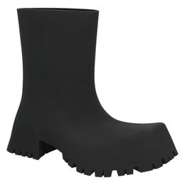 Balenciaga Stiefel - Trooper Rubber Boot Black - Gr. 37 (EU) - in Schwarz - f&uuml;r Damen