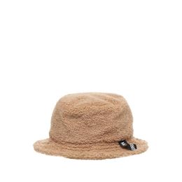 Moschino Caps & M&uuml;tzen - Faux Fur Bucket Hat - Gr. ONE SIZE - in Beige - f&uuml;r Damen