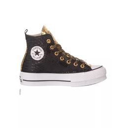 Converse Low-Top Sneaker - Platform Black, Gold - Gr. 41 (EU) - in Schwarz - f&uuml;r Damen