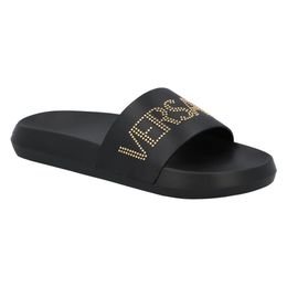Versace Loafer - Rubber Pool Slides - Gr. 44 (EU) - in Schwarz - f&uuml;r Damen