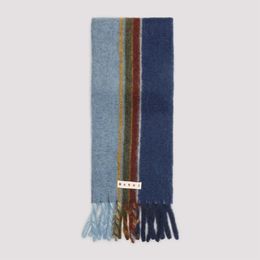 Marni T&uuml;cher & Schals - Iris Blue Wool Scarf - Gr. unisize - in Blau - f&uuml;r Damen