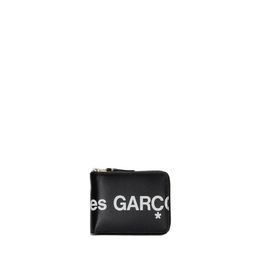 Comme des Gar&ccedil;ons Comme des Garcons Portemonnaies - Oversized Logo Cowhide Leather Accessory - Gr. unisize - in Schwarz - f&uuml;r Damen