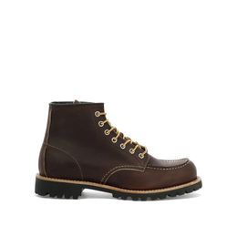 REDWING Stiefel - "Classic Moc" Lace-Up Boots - Gr. 11_5 - in Braun - f&uuml;r Damen