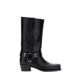 Paris Texas Stiefel - Roxy Boot With Heel - Gr. 37,5 (EU) - in Schwarz - f&uuml;r Damen