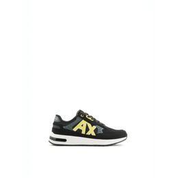 Armani Exchange Low-Top Sneaker - Polyester Nylon Sneakers - Gr. 43 (EU) - in Schwarz - f&uuml;r Damen