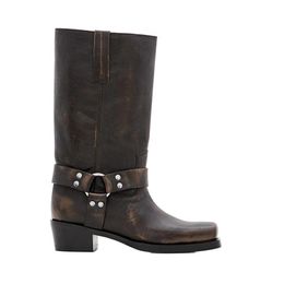 Paris Texas Stiefel - Roxy Brushed Boots Heel 45 - Gr. 37,5 (EU) - in Braun - f&uuml;r Damen