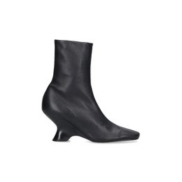 Dries Van Noten Stiefel - Pointed Toe Ankle Boots With Sculptural Heel - Gr. 40 (EU) - in Schwarz - f&uuml;r Damen