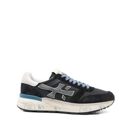 Premiata Low-Top Sneaker - Blue Sneakers With Suede - Gr. 42 (EU) - in Grau - f&uuml;r Damen