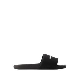 Alexander Wang Sandalen - Aw Pool Slides - Nylon - Black - Gr. 39 (EU) - in Schwarz - f&uuml;r Damen