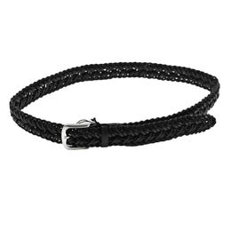 ORCIANI G&uuml;rtel - Braided Brown ORCIANI Belt With Buckle - Gr. 110 - in Schwarz - f&uuml;r Damen