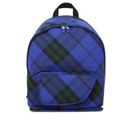 Burberry Rucks&auml;cke - "Check" Nylon Backpack - Gr. unisize - in Blau - f&uuml;r Damen