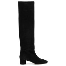 aeyde Aeydē Stiefel - Knee-High Boots With Pointed Toe - Gr. 40 (EU) - in Schwarz - f&uuml;r Damen