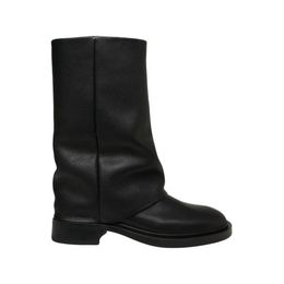 Copenhagen Stiefel - Smooth Leather Ankle Boots With Slouched Shaft - Gr. 38 (EU) - in Schwarz - f&uuml;r Damen
