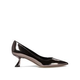 Ninalilou Hohe Schuhe - Mirror Finish Leather Pumps - Gr. 36 (EU) - in Schwarz - f&uuml;r Damen