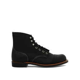 REDWING Stiefel - "Iron Ranger" Ankle Boots - Gr. 9 - in Schwarz - f&uuml;r Damen