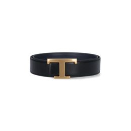 Tod's Tod's G&uuml;rtel - "T Timeless" Reversible Belt - Gr. 100 - in Schwarz - f&uuml;r Damen