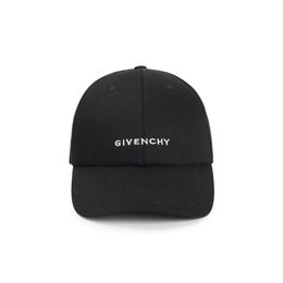 Givenchy Caps & M&uuml;tzen - Black Cotton Curved Cap - Gr. ONE SIZE - in Schwarz - f&uuml;r Damen