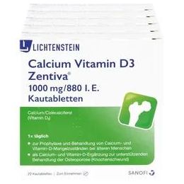 Calcium Vitamin D3 Zentiva 1000mg/880 I.e. 100 ST
