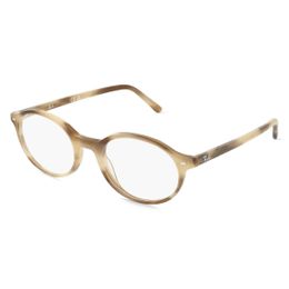 Ray-Ban 0RX5429 GERMAN Brille Unisex | Fassung: Vollrand, Oval, Beige Gestreift