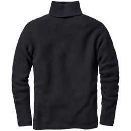 Seldom Herren-Rollkragenpullover S Schwarzblau