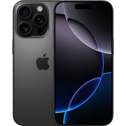 Apple Smartphone "iPhone 16 Pro", Energieeffizienz: B (A-G), schwarz (titan schwarz), 128 GB, Mobiltelefone