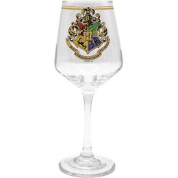Harry Potter Hogwarts Crest Weinglas durchsichtig ABYVER248