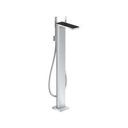 Hansgrohe Wannen-Einhebelmischer Axor MyEdition A 196mm, boden, m Pl., chr./Schw.-gl. (47440600)