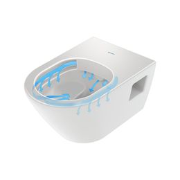 Duravit Wand-WC, Tiefsp&uuml;ler D-Neo 37x54cm, 4,5 l, Rimless, wei&szlig; (2578090000)