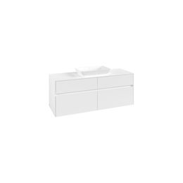 Villeroy & Boch V&B Waschtischunterschrank Collaro 140x54,8x50cm, f WT mi, LED 10W, wh. ma ; Villeroy & Boch (C116B0MS)